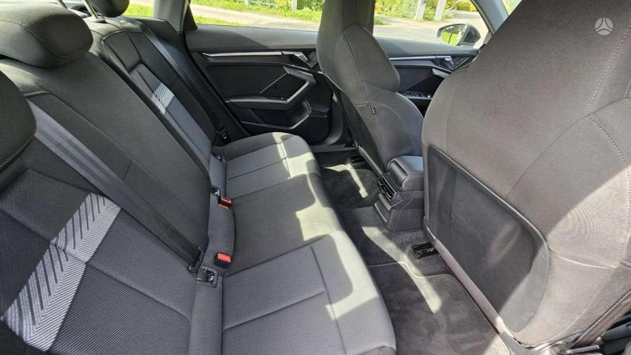 Black Audi A3 2022 in Prienai, with an engine capacity of 1.00 L and mileage of 176 thousand km for 14600 €, photo 24 on AUTOMOTO.COM.LV