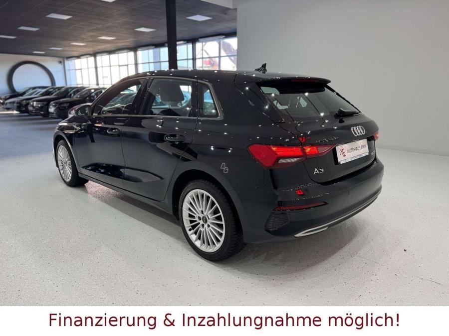 Black Audi A3 2023 in Kaunas, with an engine capacity of 1.00 L and mileage of 24 thousand km for 25836 €, photo 4 on AUTOMOTO.COM.LV