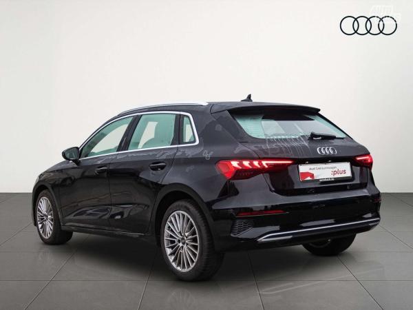 Black Audi A3 2023 in Kaunas, with an engine capacity of 1.00 L and mileage of 36 thousand km for 26799 €, photo 5 on AUTOMOTO.COM.LV