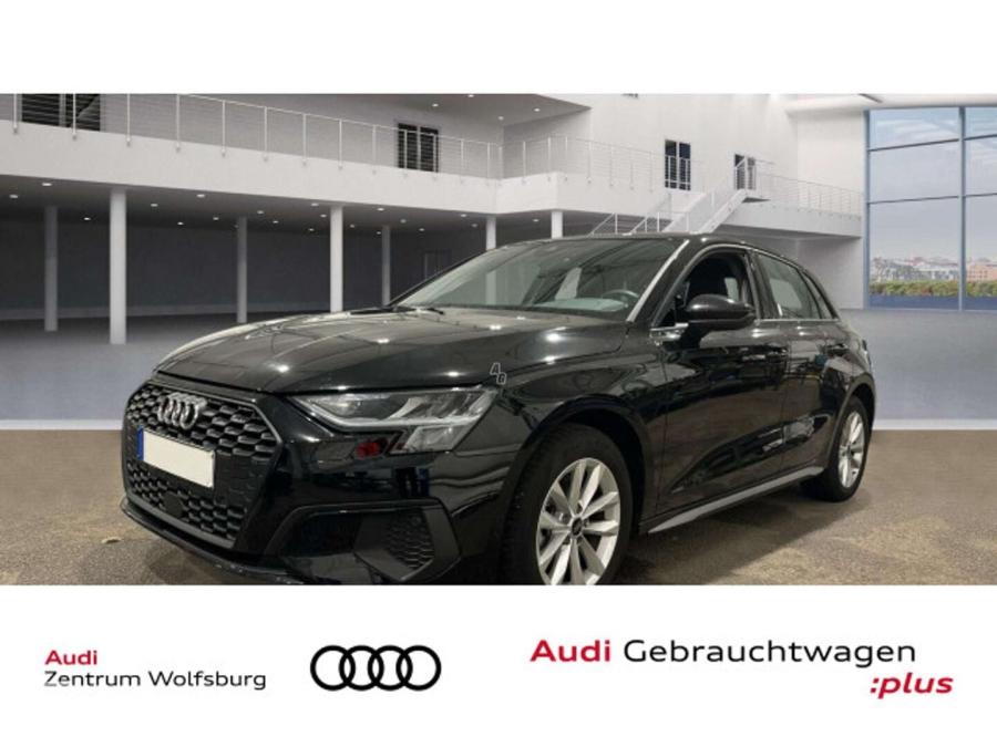 Melns Audi A3 2023 Kauņa, ar dzinēja tilpumu 1.50 L un nobraukumu 17 tūkst. km par 30380 €, foto 1 vietnē AUTOMOTO.COM.LV