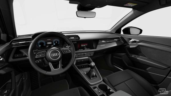 Melns Audi A3 2023 Kauņa, ar dzinēja tilpumu 1.00 L un nobraukumu 25 tūkst. km par 26510 €, foto 5 vietnē AUTOMOTO.COM.LV