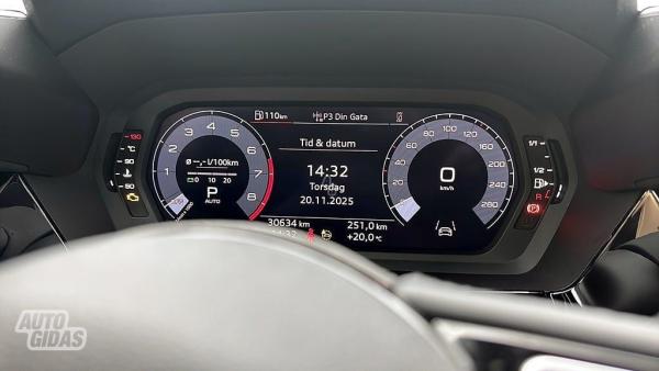 Melns Audi A3 2023 Kauņa, ar dzinēja tilpumu 0.00 L un nobraukumu 31 tūkst. km par 30206 €, foto 8 vietnē AUTOMOTO.COM.LV