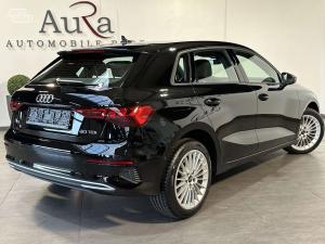 Black Audi A3 2023 in Kaunas, with an engine capacity of 2.00 L and mileage of 46 thousand km for 27539 €, photo 4 on AUTOMOTO.COM.LV
