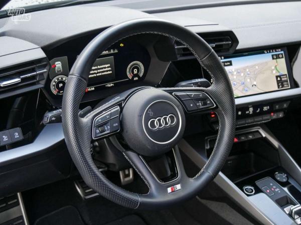 Black Audi A3 2024 in Kaunas, with an engine capacity of 1.50 L and mileage of 26 thousand km for 33167 €, photo 8 on AUTOMOTO.COM.LV