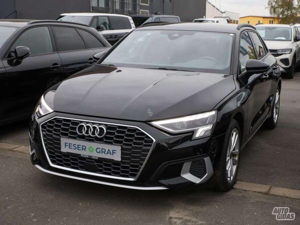 Black Audi A3 2024 in Kaunas, with an engine capacity of 2.00 L and mileage of 81 thousand km for 29373 €, photo 10 on AUTOMOTO.COM.LV