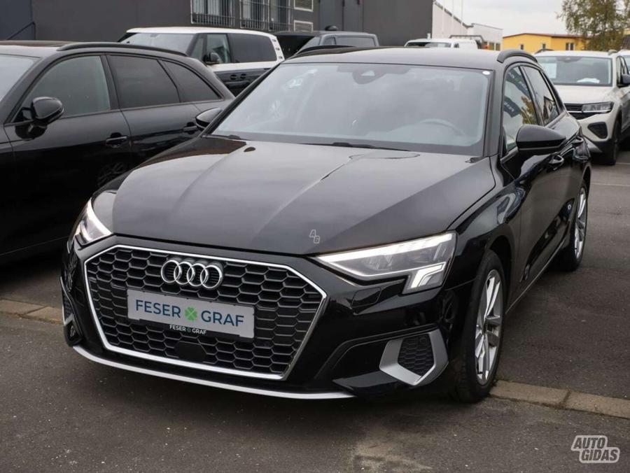 Black Audi A3 2024 in Kaunas, with an engine capacity of 2.00 L and mileage of 81 thousand km for 29373 €, photo 10 on AUTOMOTO.COM.LV