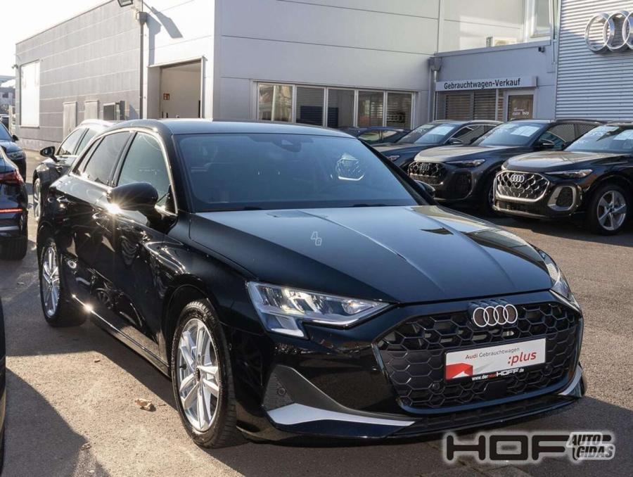 Black Audi A3 2025 in Kaunas, with an engine capacity of 1.50 L and mileage of 28 thousand km for 32159 €, photo 3 on AUTOMOTO.COM.LV