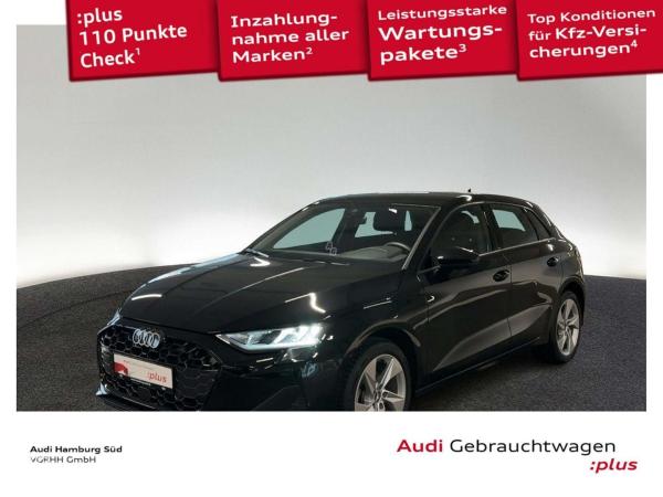 Melns Audi A3 2025 Kauņa, ar dzinēja tilpumu 1.50 L un nobraukumu 22 tūkst. km par 33124 €, foto 1 vietnē AUTOMOTO.COM.LV