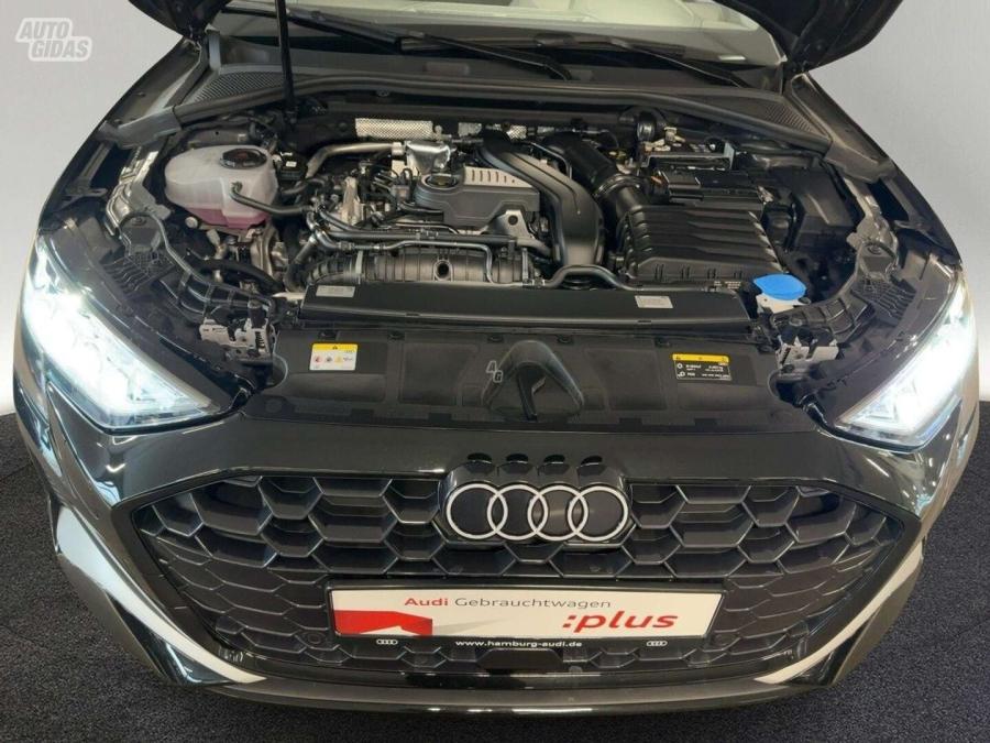 Melns Audi A3 2025 Kauņa, ar dzinēja tilpumu 1.50 L un nobraukumu 22 tūkst. km par 33124 €, foto 14 vietnē AUTOMOTO.COM.LV