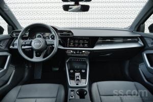 Black Audi A3 2025 in Riga, with an engine capacity of 1.50 L and mileage of 16 thousand km for 30550 €, photo 7 on AUTOMOTO.COM.LV