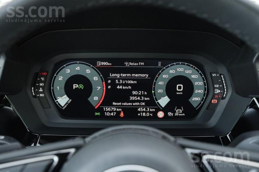 Black Audi A3 2025 in Riga, with an engine capacity of 1.50 L and mileage of 16 thousand km for 30550 €, photo 13 on AUTOMOTO.COM.LV