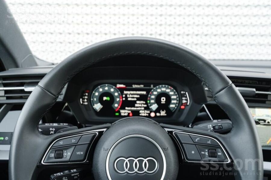 Black Audi A3 2025 in Riga, with an engine capacity of 1.50 L and mileage of 16 thousand km for 30550 €, photo 14 on AUTOMOTO.COM.LV