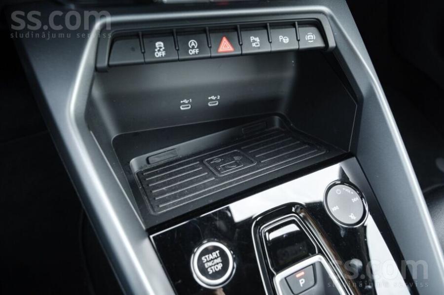 Black Audi A3 2025 in Riga, with an engine capacity of 1.50 L and mileage of 16 thousand km for 30550 €, photo 22 on AUTOMOTO.COM.LV