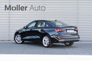 Black Audi A3 2026 in Riga, with an engine capacity of 1.50 L and mileage of 34 thousand km for 32900 €, photo 4 on AUTOMOTO.COM.LV