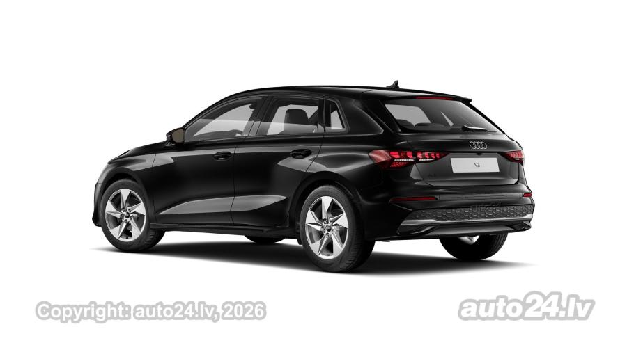 Melns Audi A3 2026 Tallina, ar dzinēja tilpumu 2.00 L un nobraukumu 29 tūkst. km par 29900 €, foto 3 vietnē AUTOMOTO.COM.LV