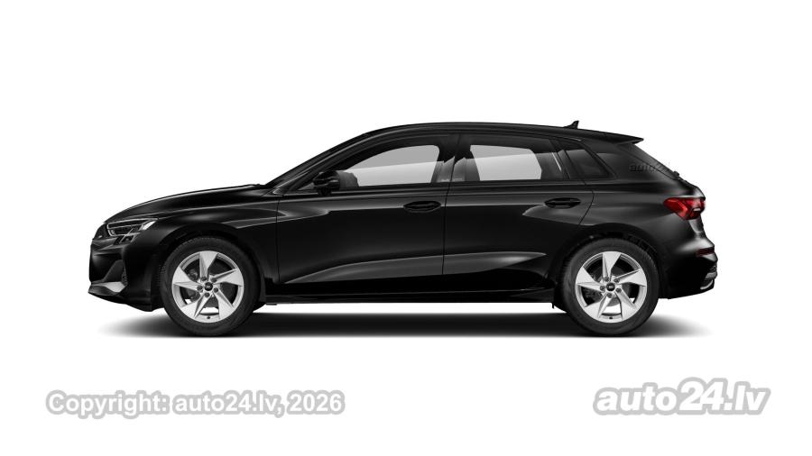 Melns Audi A3 2026 Tallina, ar dzinēja tilpumu 2.00 L un nobraukumu 29 tūkst. km par 29900 €, foto 4 vietnē AUTOMOTO.COM.LV