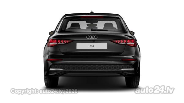 Audi A3 2026 Tallina vietnē Melns Audi A3 2026 Tallina, ar dzinēja tilpumu 2.00 L un nobraukumu 29 tūkst. km par 29900 €, foto 6 vietnē AUTOMOTO.COM.LV