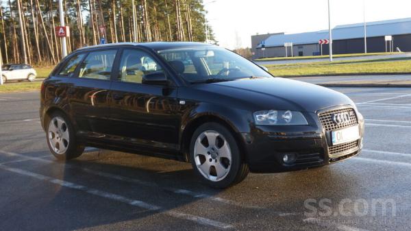 Black Audi A3 2005 in Riga, with an engine capacity of 2.00 L and mileage of 183 thousand km for 3000 €, photo 7 on AUTOMOTO.COM.LV