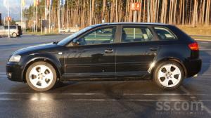 Black Audi A3 2005 in Riga, with an engine capacity of 2.00 L and mileage of 183 thousand km for 2700 €, photo 2 on AUTOMOTO.COM.LV