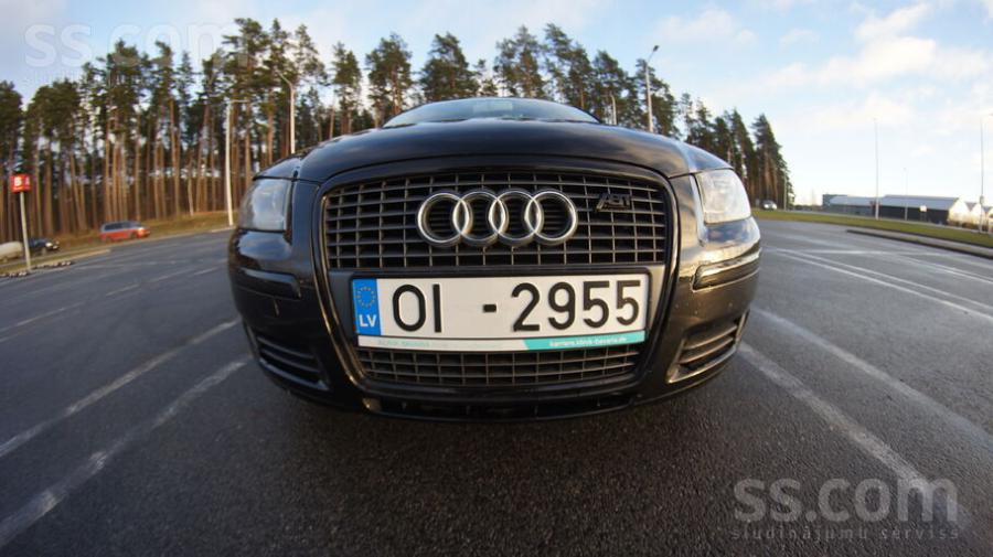 Black Audi A3 2005 in Riga, with an engine capacity of 2.00 L and mileage of 183 thousand km for 2700 €, photo 14 on AUTOMOTO.COM.LV