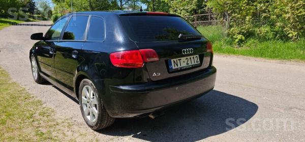 Melns Audi A3 2006 Rīga, ar dzinēja tilpumu 2.00 L un nobraukumu 293 tūkst. km par 2350 €, foto 2 vietnē AUTOMOTO.COM.LV
