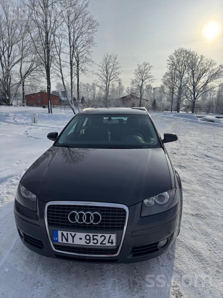 Melns Audi A3 2007 Rīga, ar dzinēja tilpumu 2.00 L un nobraukumu 335 tūkst. km par 4100 €, foto 1 vietnē AUTOMOTO.COM.LV