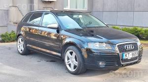 Black Audi A3 2007 in Riga, with an engine capacity of 1.60 L and mileage of 355 thousand km for 2200 €, photo  on AUTOMOTO.COM.LV