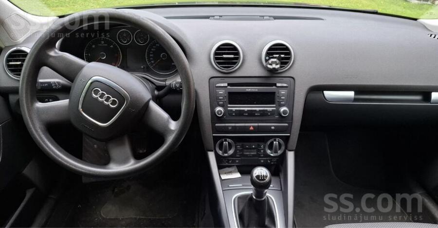 Melns Audi A3 2008 Balvi, ar dzinēja tilpumu 2.00 L un nobraukumu 239 tūkst. km par 3450 €, foto 5 vietnē AUTOMOTO.COM.LV