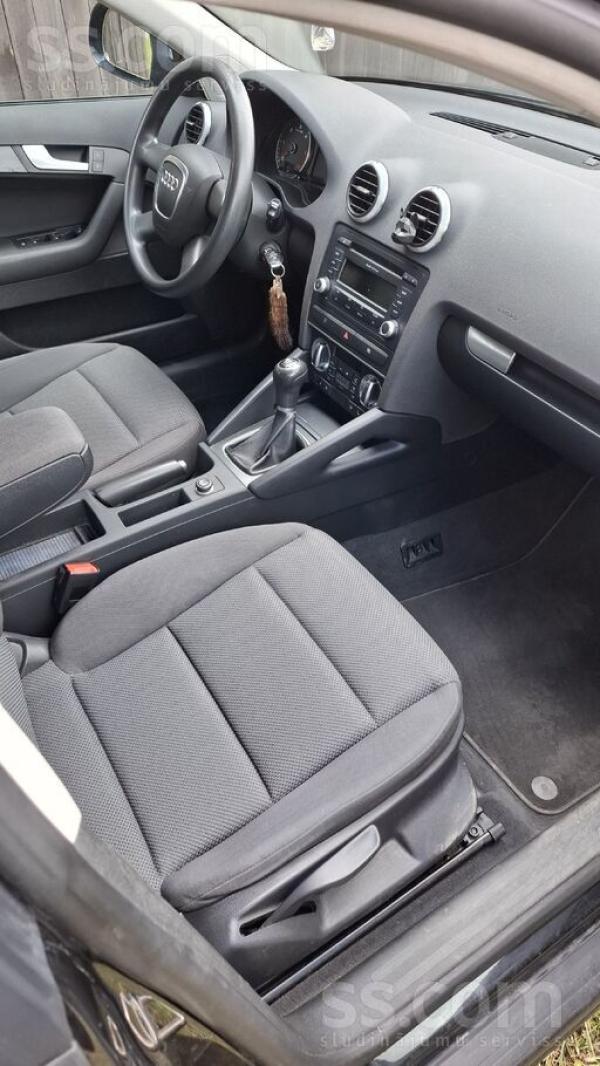 Melns Audi A3 2008 Balvi, ar dzinēja tilpumu 2.00 L un nobraukumu 239 tūkst. km par 3450 €, foto 5 vietnē AUTOMOTO.COM.LV