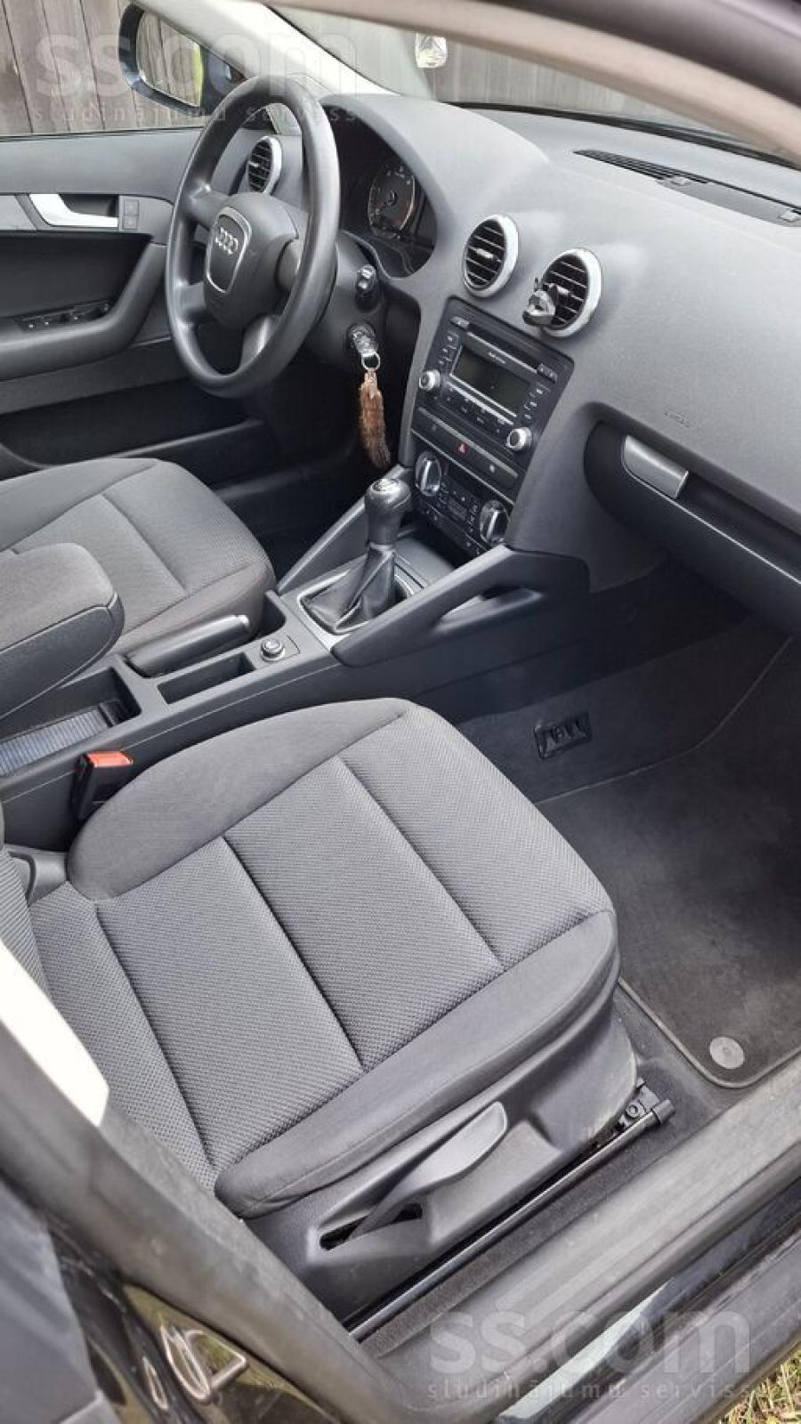 Melns Audi A3 2008 Balvi, ar dzinēja tilpumu 2.00 L un nobraukumu 239 tūkst. km par 3450 €, foto 6 vietnē AUTOMOTO.COM.LV