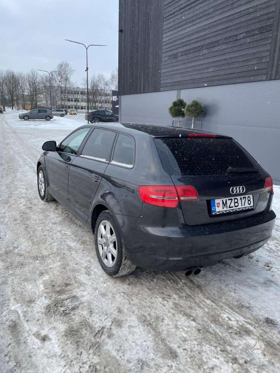 Black Audi A3 2009 in Siauliai, with an engine capacity of 1.80 L and mileage of 259 thousand km for 4500 €, photo 3 on AUTOMOTO.COM.LV