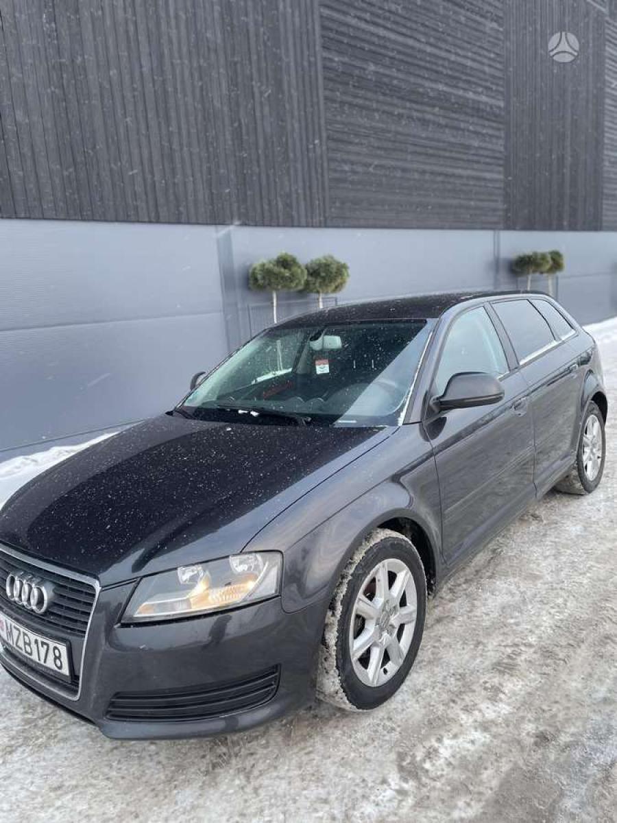 Black Audi A3 2009 in Siauliai, with an engine capacity of 1.80 L and mileage of 259 thousand km for 4500 €, photo 4 on AUTOMOTO.COM.LV