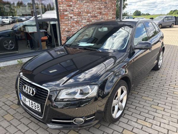 Black Audi A3 2010 in Talsi, with an engine capacity of 1.80 L and mileage of 254 thousand km for 5970 €, photo 1 on AUTOMOTO.COM.LV