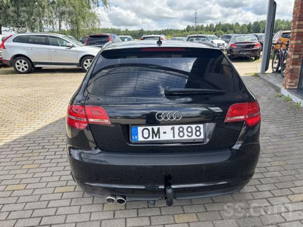 Black Audi A3 2010 in Talsi, with an engine capacity of 1.80 L and mileage of 254 thousand km for 5970 €, photo 3 on AUTOMOTO.COM.LV