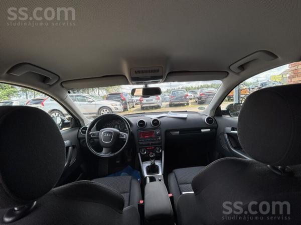 Black Audi A3 2010 in Talsi, with an engine capacity of 1.80 L and mileage of 254 thousand km for 5970 €, photo 9 on AUTOMOTO.COM.LV
