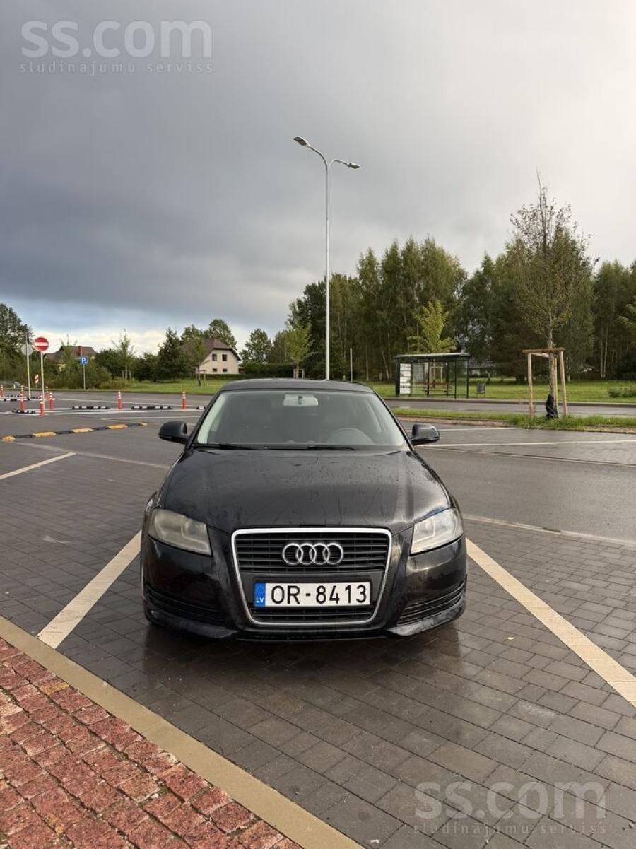 Melns Audi A3 2010 Jelgava, ar dzinēja tilpumu 1.60 L un nobraukumu 430 tūkst. km par 4200 €, foto 1 vietnē AUTOMOTO.COM.LV