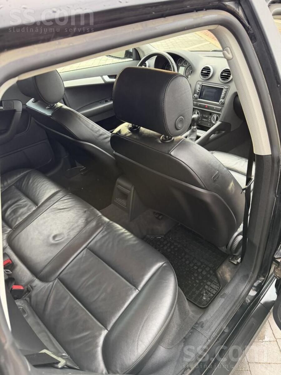Melns Audi A3 2010 Jelgava, ar dzinēja tilpumu 1.60 L un nobraukumu 430 tūkst. km par 4200 €, foto 11 vietnē AUTOMOTO.COM.LV