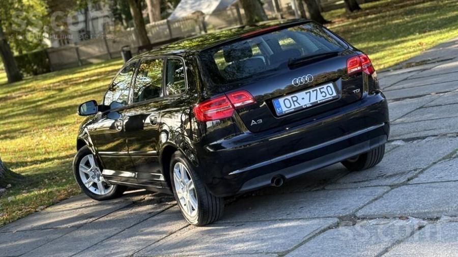 Melns Audi A3 2011 Jūrmala, ar dzinēja tilpumu 2.00 L un nobraukumu 0 tūkst. km par 5950 €, foto 13 vietnē AUTOMOTO.COM.LV