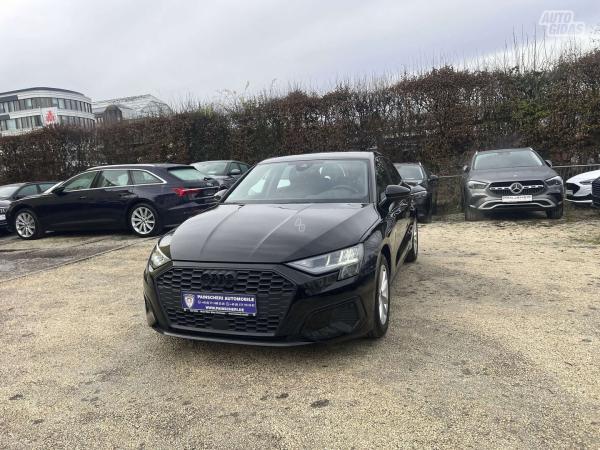 Black Audi A3 2021 in Kaunas, with an engine capacity of 2.00 L and mileage of 55 thousand km for 25677 €, photo 2 on AUTOMOTO.COM.LV