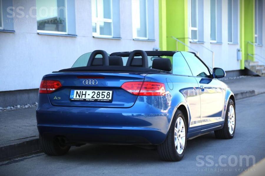 Blue Audi A3 2008 in Riga, with an engine capacity of 1.80 L and mileage of 211 thousand km for 5495 €, photo 7 on AUTOMOTO.COM.LV