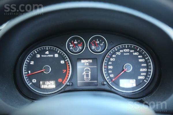 Blue Audi A3 2008 in Riga, with an engine capacity of 1.80 L and mileage of 211 thousand km for 5495 €, photo 7 on AUTOMOTO.COM.LV