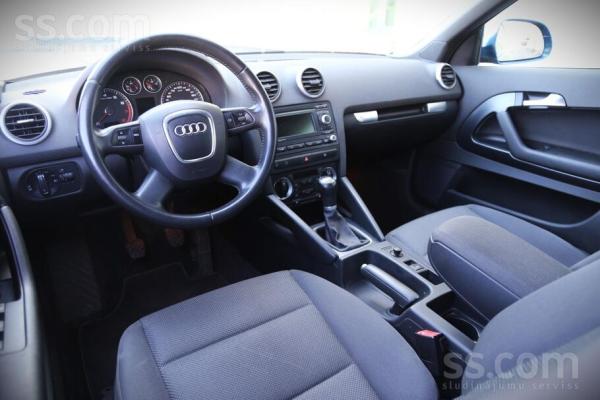 Blue Audi A3 2008 in Riga, with an engine capacity of 1.80 L and mileage of 211 thousand km for 5495 €, photo 8 on AUTOMOTO.COM.LV