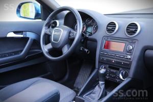 Blue Audi A3 2008 in Riga, with an engine capacity of 1.80 L and mileage of 211 thousand km for 5495 €, photo 12 on AUTOMOTO.COM.LV