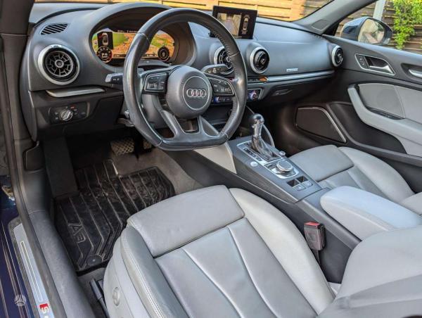 Zils Audi A3 2017 Klaipėda, ar dzinēja tilpumu 1.98 L un nobraukumu 103 tūkst. km par 16800 €, foto 4 vietnē AUTOMOTO.COM.LV