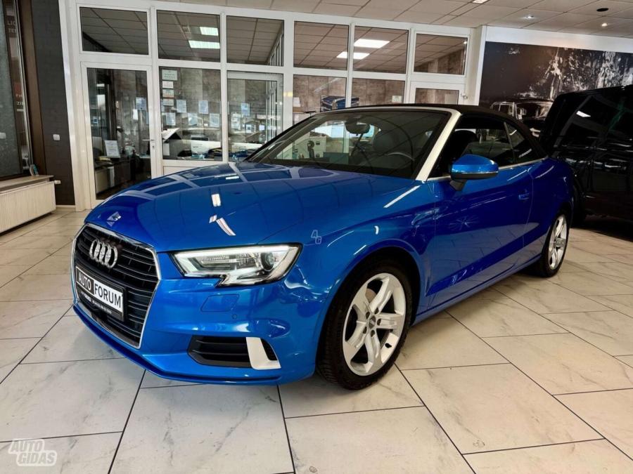 Blue Audi A3 2018 in Kaunas, with an engine capacity of 1.50 L and mileage of 95 thousand km for 23783 €, photo 2 on AUTOMOTO.COM.LV