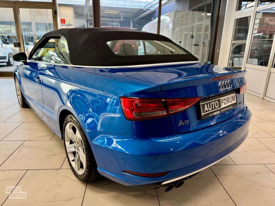 Blue Audi A3 2018 in Kaunas, with an engine capacity of 1.50 L and mileage of 95 thousand km for 23783 €, photo 5 on AUTOMOTO.COM.LV