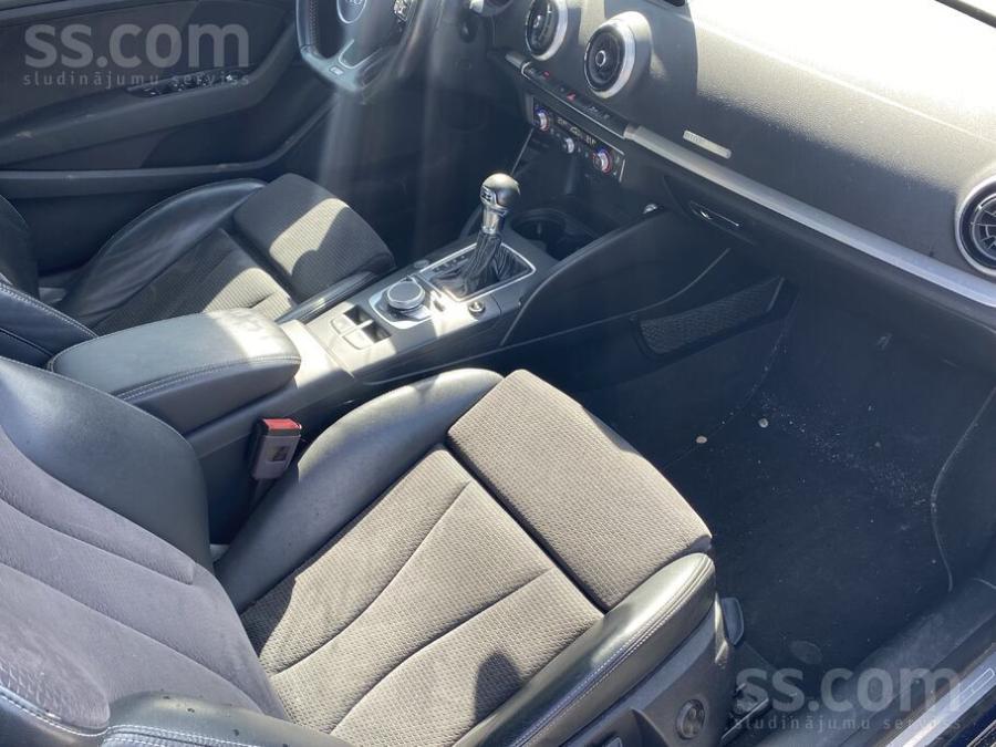 Blue Audi A3 2018 in Riga, with an engine capacity of 1.50 L and mileage of 213 thousand km for 10800 €, photo 8 on AUTOMOTO.COM.LV