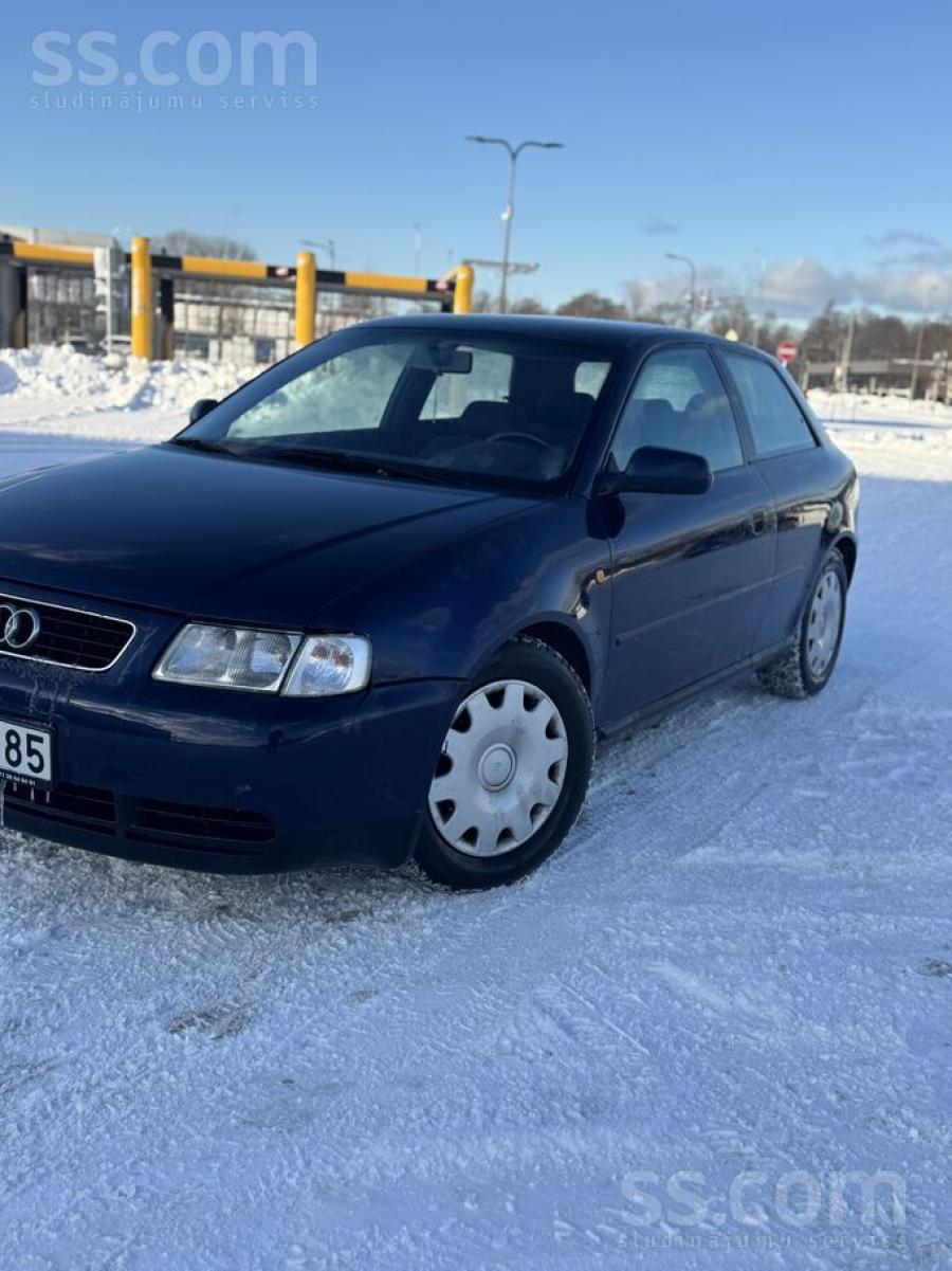 Blue Audi A3 1997 in Liepaja, with an engine capacity of 1.60 L and mileage of 373 thousand km for 750 €, photo 2 on AUTOMOTO.COM.LV