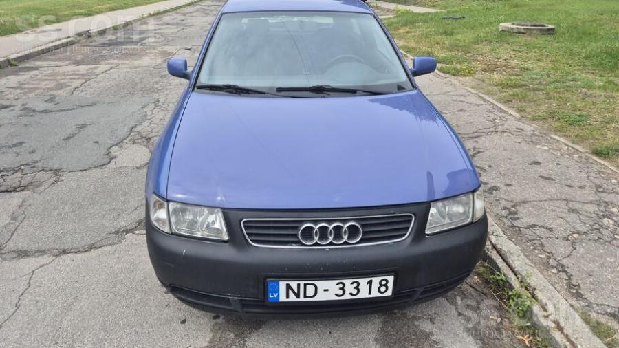 Blue Audi A3 1998 in Riga, with an engine capacity of 1.90 L and mileage of 349 thousand km for 500 €, photo 1 on AUTOMOTO.COM.LV
