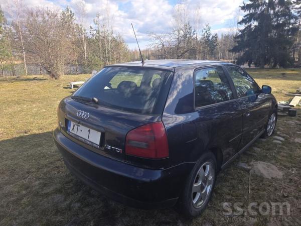 Синий Ауди А3 1999 в Рига, объемом двигателя 1.90 л и пробегом 250 тыс. км за 750 €, фото 5 на AUTOMOTO.COM.LV